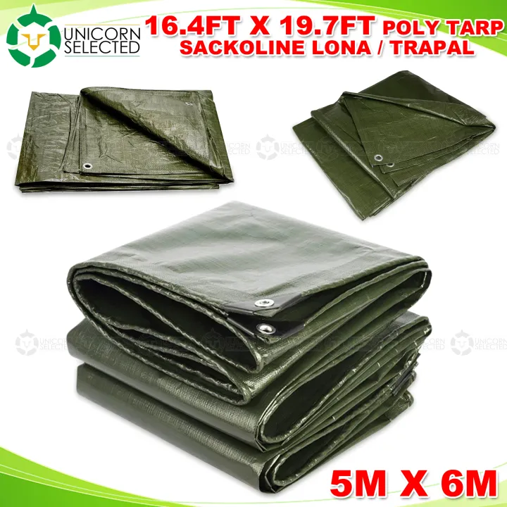 Unicorn Selected 4x5m , 5x6m Multi-purpose Poly tarp Sackoline Sako ...