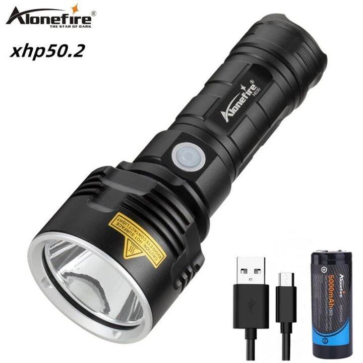 Alonefire H030 ไฟฉาย LED XHP50.2 ชาร์จ USB กันน้ํามีประสิทธิภาพ ...