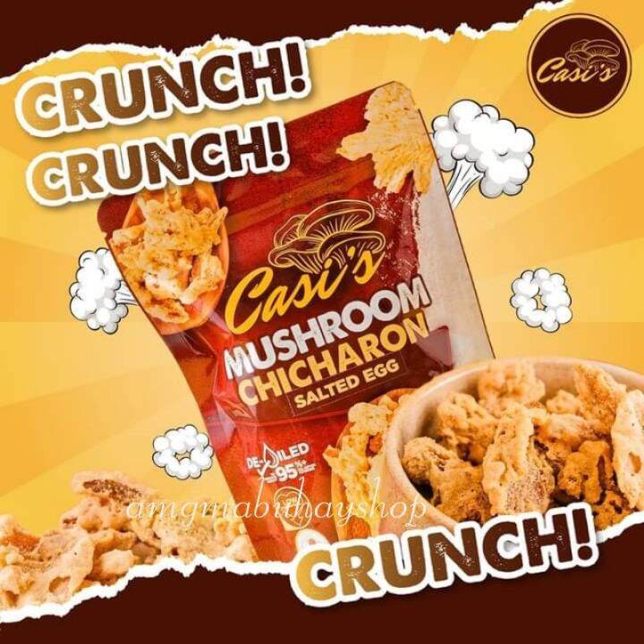 IJ qz35551vmg51 Casis Mushroom Chicharon New Packing 100g | Lazada PH