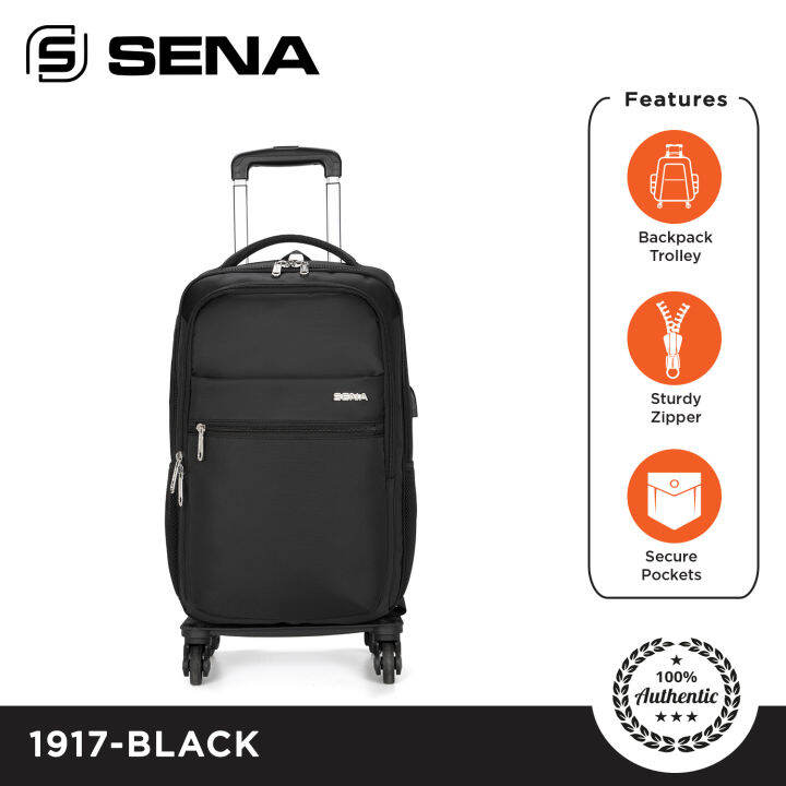 SENA-1917 Backpack Trolley Plain | Lazada PH