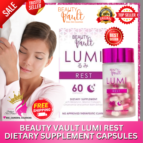 BSE Camarin Caloocan Original Beauty Vault LUMI REST 60 Capsules ...