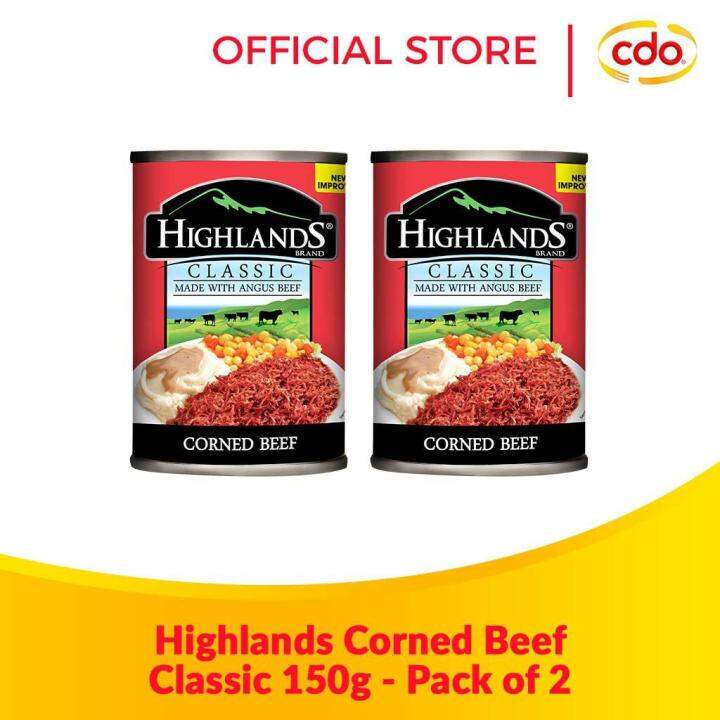 HIGHLANDS Classic Corned Beef 150g - Pack of 2 | Lazada PH