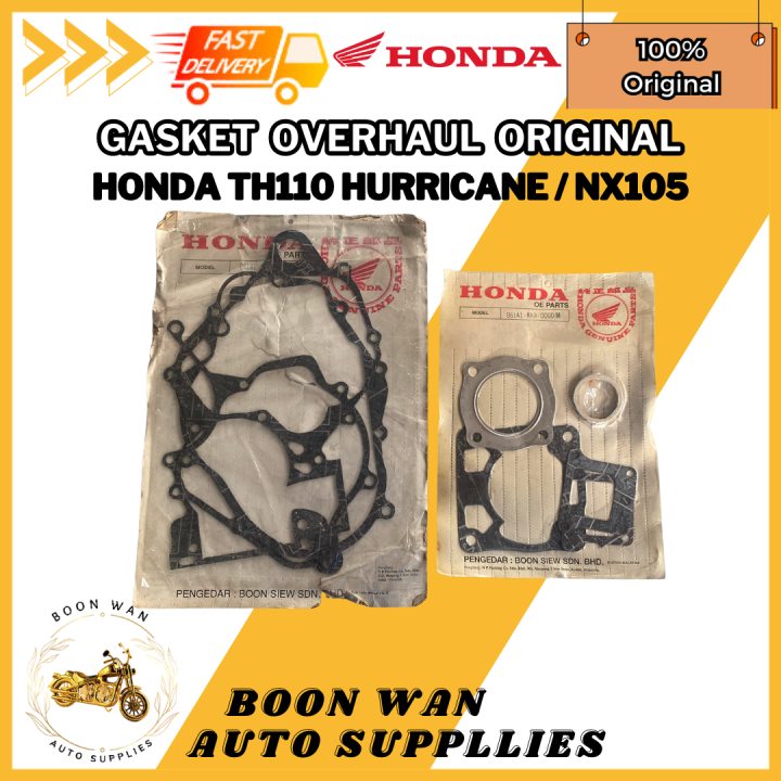Gasket Overhaul Original Honda TH110 Hurricane / Local / Original | Lazada