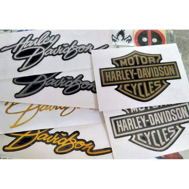 Best 1 PIECE DIECUT DECAL HARLEY DAVIDSON LOGO NAME STICKERS | Lazada PH