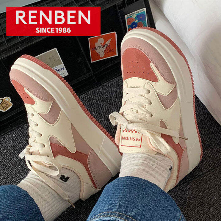 RENBEN รองเท้าหัวโตส้นหนาอินเทรนด์,รองเท้าอเนกประสงค์ลำลองรองเท้าเล่นกีฬากลางแจ้ง | Lazada.co.th