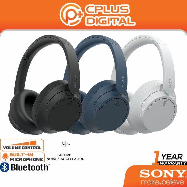 Sony WH-CH720N Active Noise Cancelling Bluetooth Wireless On-Ear Headphone with Mic & Volume ...