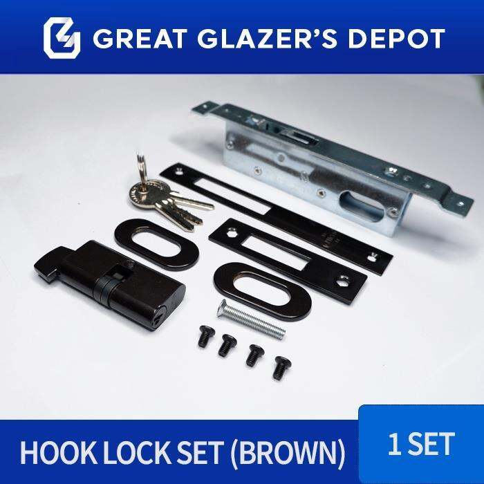 NPD Lock Hook Lock Set for Aluminum Screen Door Window | Lazada PH