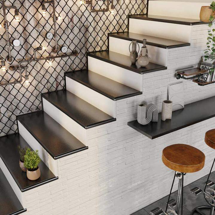 Solid wood household stairs anticorrosive oak wood step board steps ...