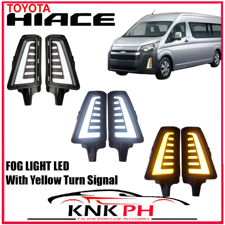 HIACE 2019-2022 YE-004 DRL FOG LIGHT LED Daytime Running Light With ...