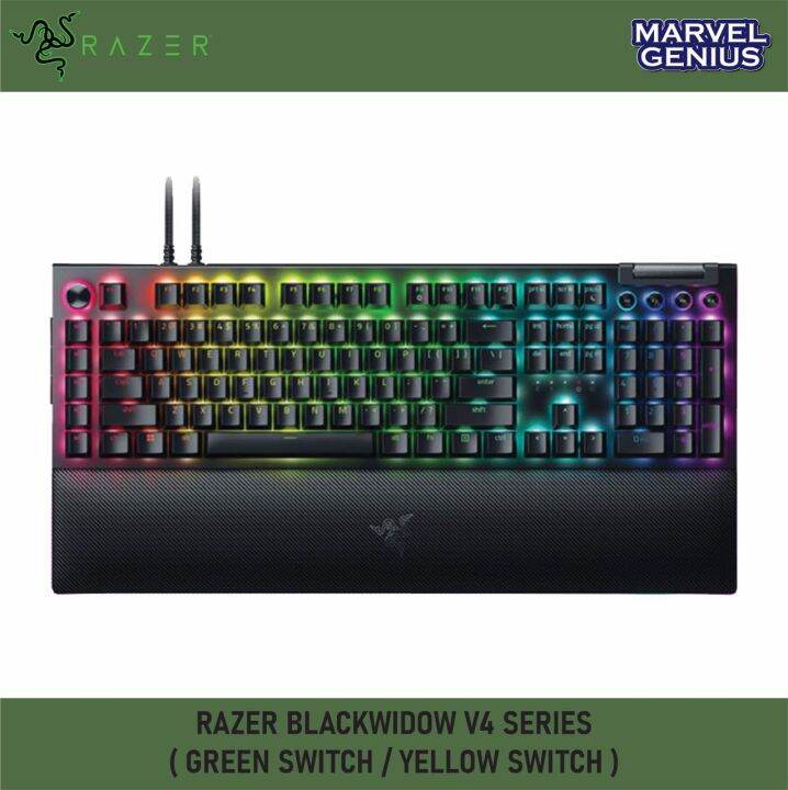 Razer Gaming KEYBOARDS I BlackWidow V4 X / V4 / V4 PRO Mechanical ...