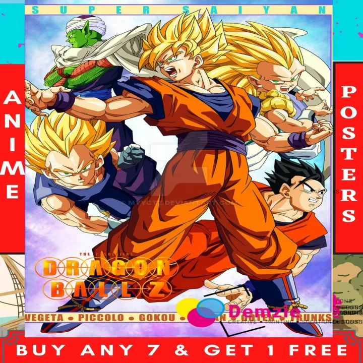 Dragon Ball : A4 Anime Poster 4k Ultra Hd Prints | Normal, Sticker