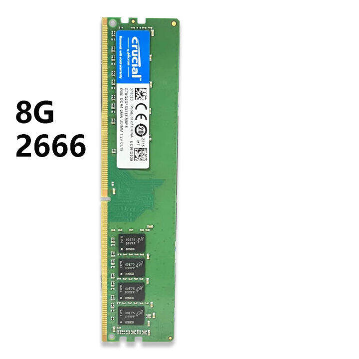 Crucial RAM 8GB 16GB DDR4 2666MHz 3200MHz Desktop Memory 1.2V 240PIN DIMM Gaming Memory for ...