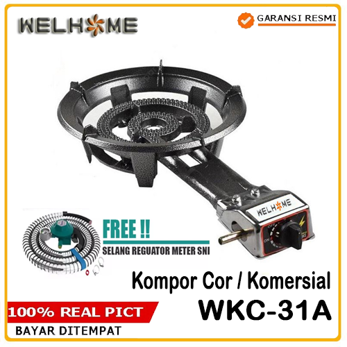 WELHOME Kompor Gas WKC-31A Kompor Cor Kompor Gas Komersial Kompor Cor | Lazada Indonesia