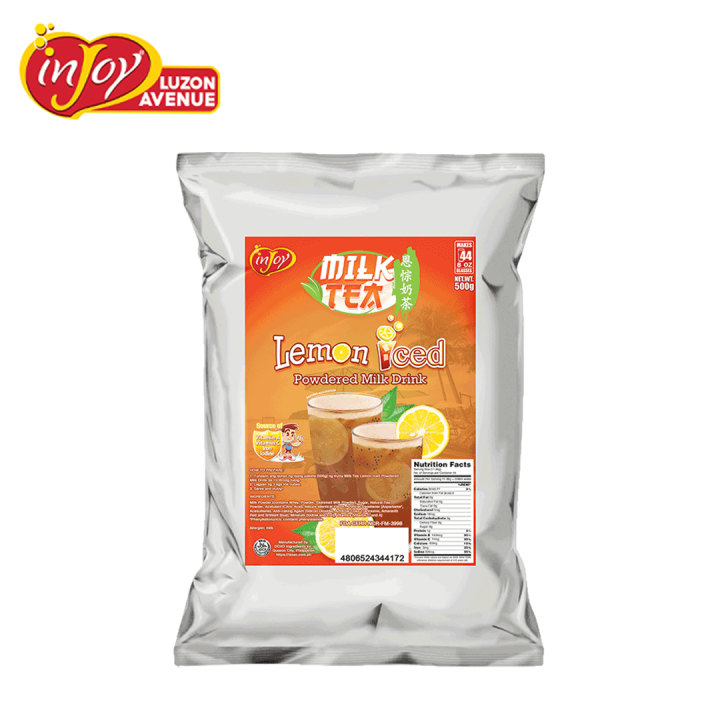 Injoy Milk Tea Lemon Iced Tea 500g | Lazada PH