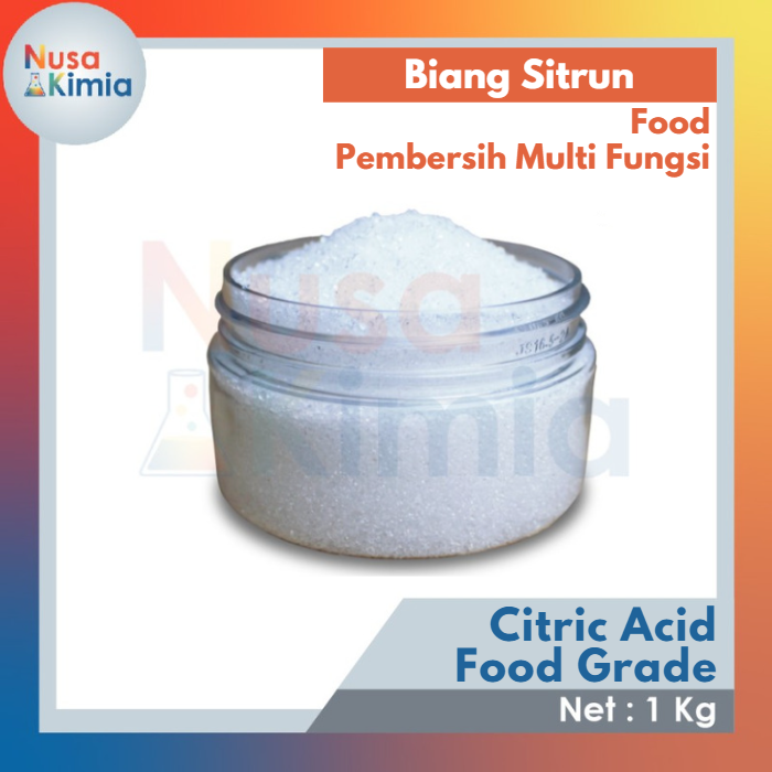 Citric Acid / Citrun / Sitrun Pembersih dan Pemutih - 1 Kg | Lazada ...