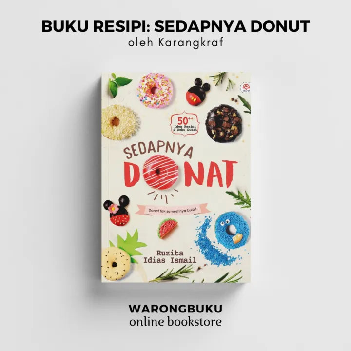 Karangkraf - Buku Resipi Roti: Sedapnya Donut | buku resipi roti ...