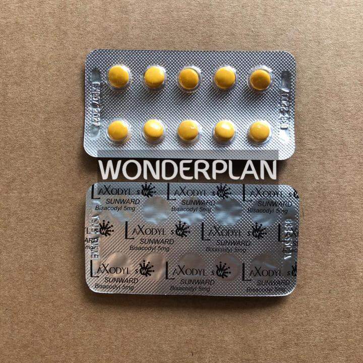 Wonder Plan Sunward Laxodyl Bisacodyl Tablet 5mg 10s 1 Strip ...