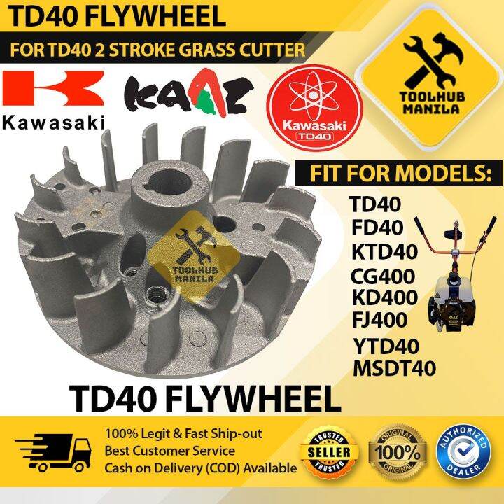 TD40 Flywheel Magneto for TD40 FD40 Kawasaki 2 stroke Grass Cutter Brush Cutter Spare Parts ...