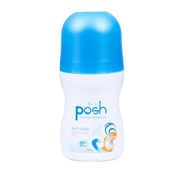 Posh Deodorant Roll On ANTI STAIN Tidak Meninggalkan Noda 50 ml ...