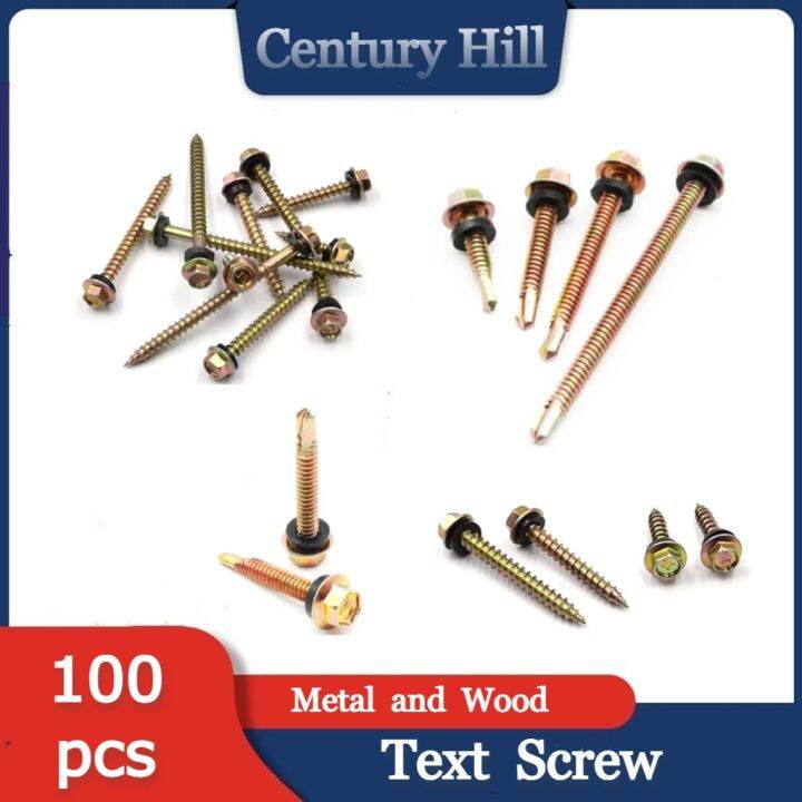 Text Screw For Metal and Wood (100pcs) | Lazada PH