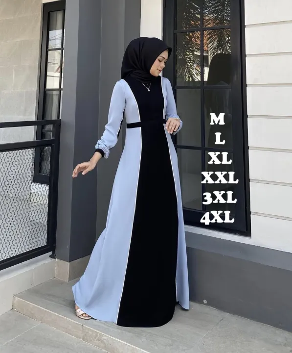 Hafeesyastore nesya women abayas size jumbo newest 2022 | Lazada PH