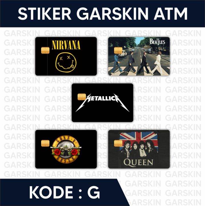 STIKER ATM BRAND | GARSKIN / STIKER KARTU ATM / SKIN KARTU ATM / DEBIT ...