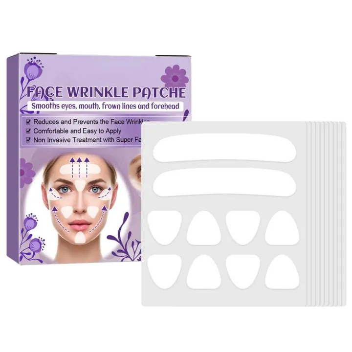 Wrinkles Patches for Face 100Pcs Fine Line Remover Strips to Smooth Eye ...