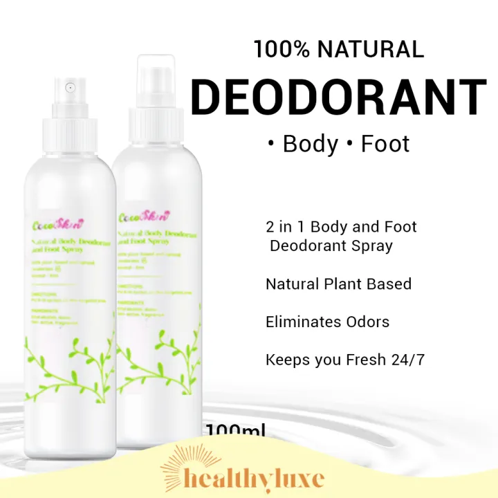 Original Cocoskin Underarm Foot Spray Anti-odor made with 100% natural ...
