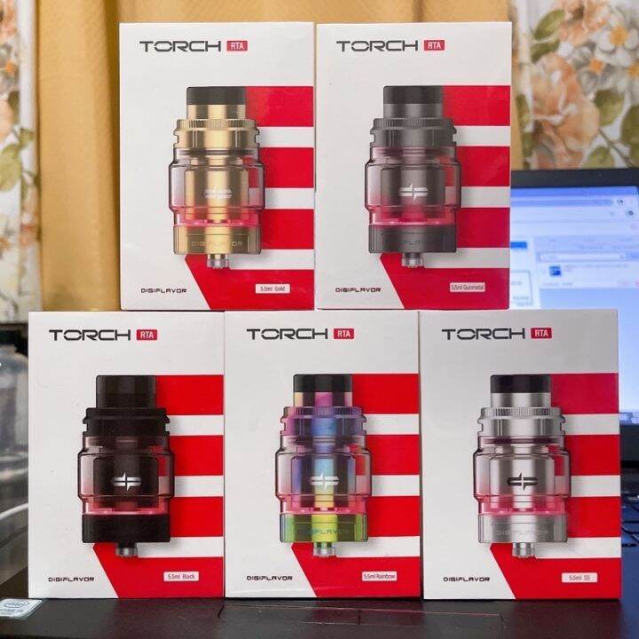 vape Torch Rta DIGIFLAVOR torch atomizer with lights | Lazada PH