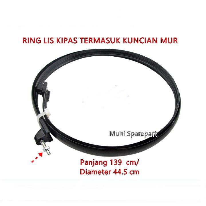 Ring Lis Kipas Angin HITAM 139cm Universal Bonus Baut ring Gawang ...