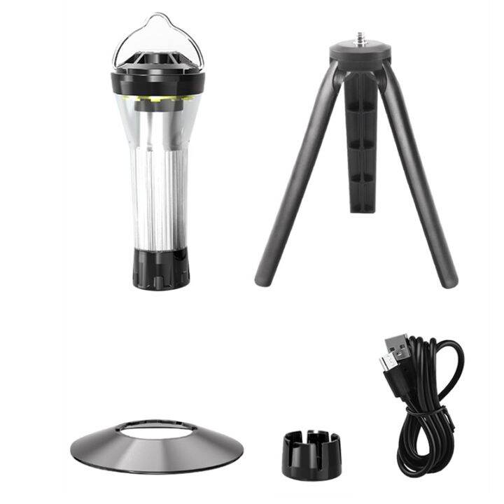 Camping Lamp Rechargeable Lantern Lighthouse Mini Flash Camping ...