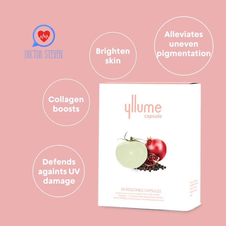 (DRSTEVEN) Yllume 800mg PhytoflORAL 30's - Ultimate Illuminating Complex Skin Supplement | Lazada