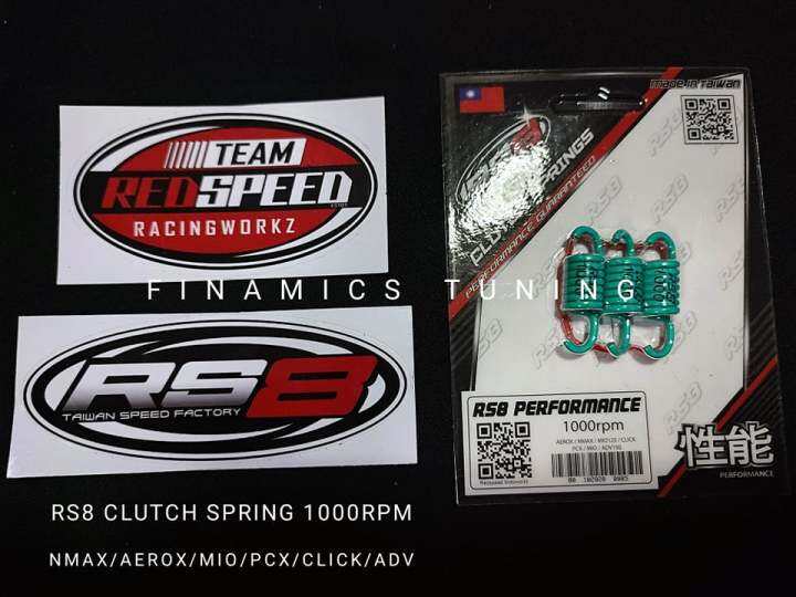 RS8 CLUTCH SPRING YAMAHA NMAX AEROX M3 SOUL GT CLICK 125 150 1000RPM ...