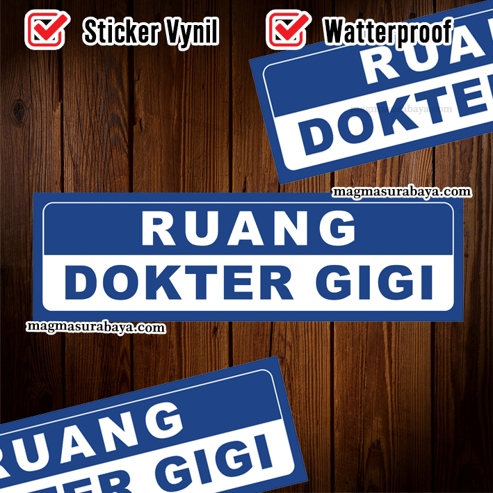 Stiker Ruang Dokter Gigi - Poliklinik - rumah sakit - klinik - dokter ... Stiker Ruang Dokter Gigi - Poliklinik - rumah sakit - klinik - dokter ...