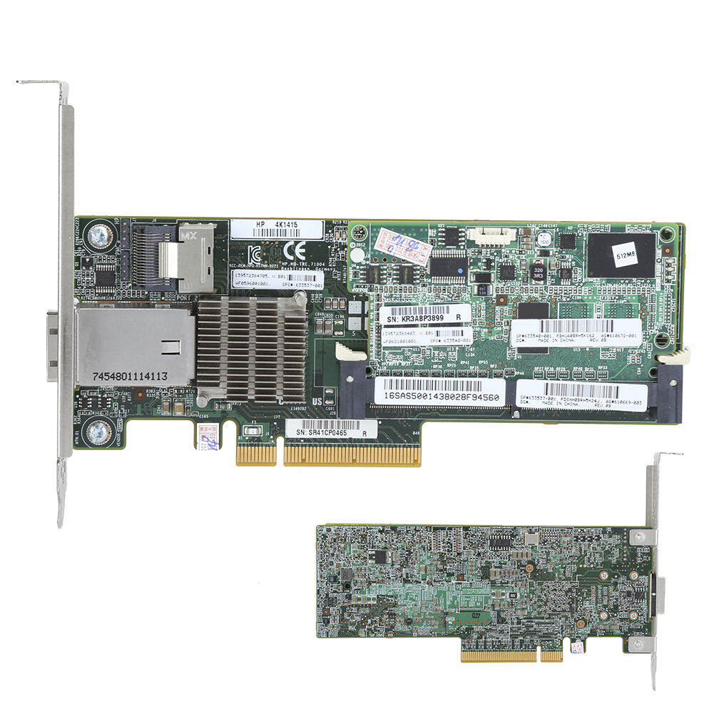 Smart Array Card ความเร็วในการส่งข้อมูล 6GB/s 512MB Cache PCIe สำหรับ ...