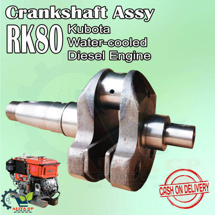 Crankshaft Assy Kubota RK80 Water Cooled Diesel Engine | Lazada PH
