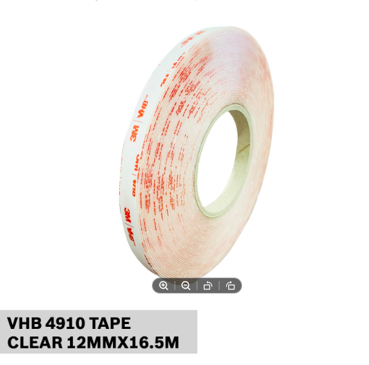 3M 4910 VHB DOUBLE SIDED TAPE 12MM X 16.5 CLEAR | Lazada PH