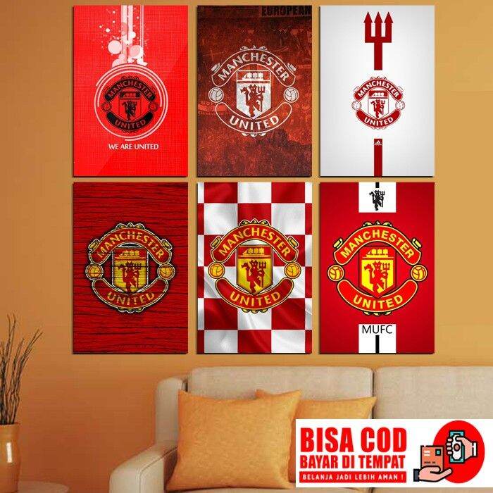 TERMURAH!! Poster Manchester United Wall Decor MU Edition Hiasan Kamar ...