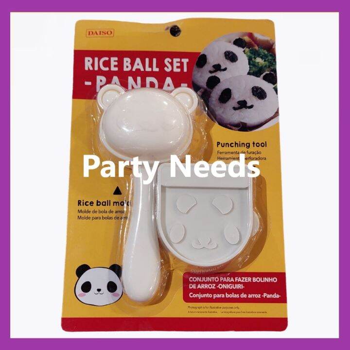 Panda Rice Ball Maker Mold & Punching Tool for Nori | Lazada PH