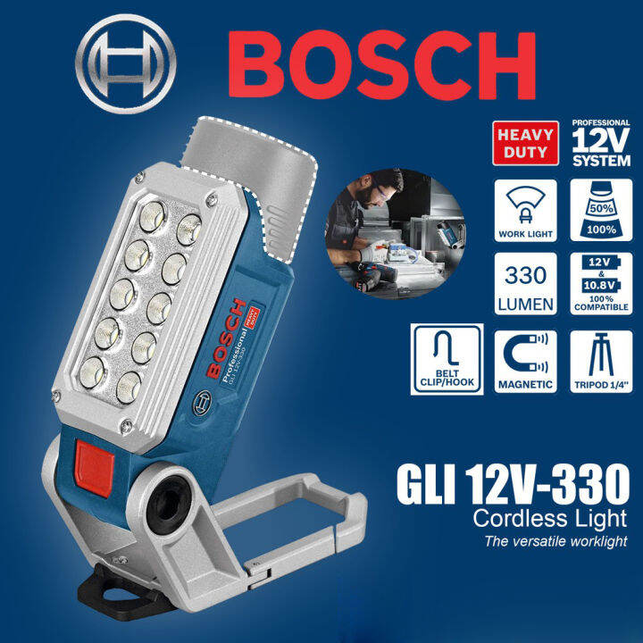 Bosch รุ่น GLI 12V-330 ไฟฉายไร้สาย (เครื่องเปล่า) (06014A0000) | Lazada ...