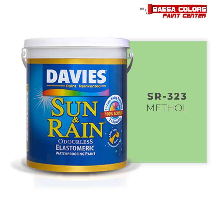 Davies Sun & Rain 4L-menthol SR- 323/ FAMILY COLOR GREEN | Lazada PH