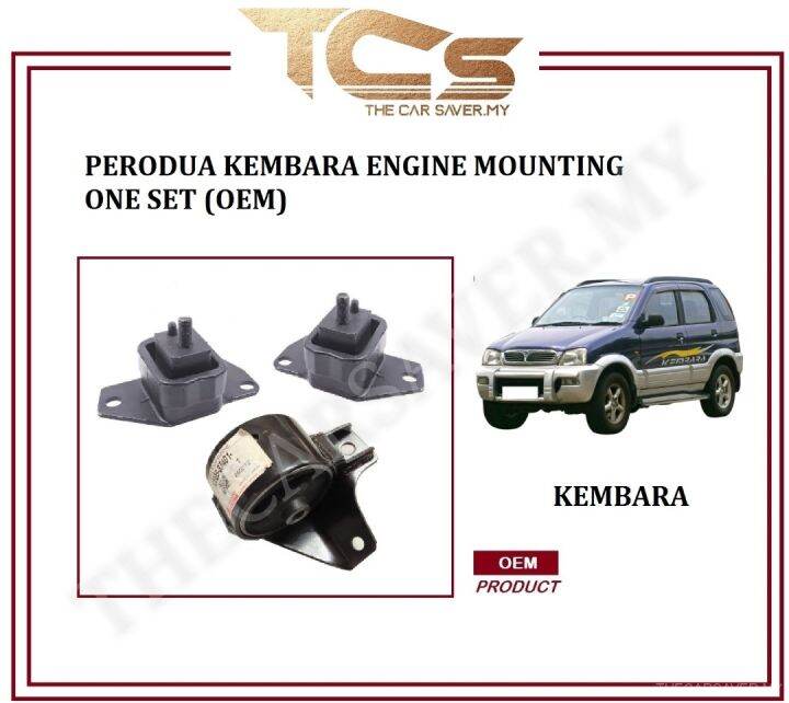Perodua Kembara Engine Mounting Kit Set (OEM Product) | Lazada