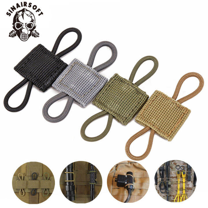 SINAIRSOFT Tactical MOLLE System Backpack Vest Stretch Equipment Buckle ...