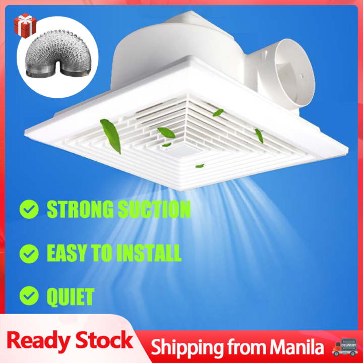 【24 hours shipping】Suspended Ceiling Exhaust Fan 8 Inch Free 1.5M ...