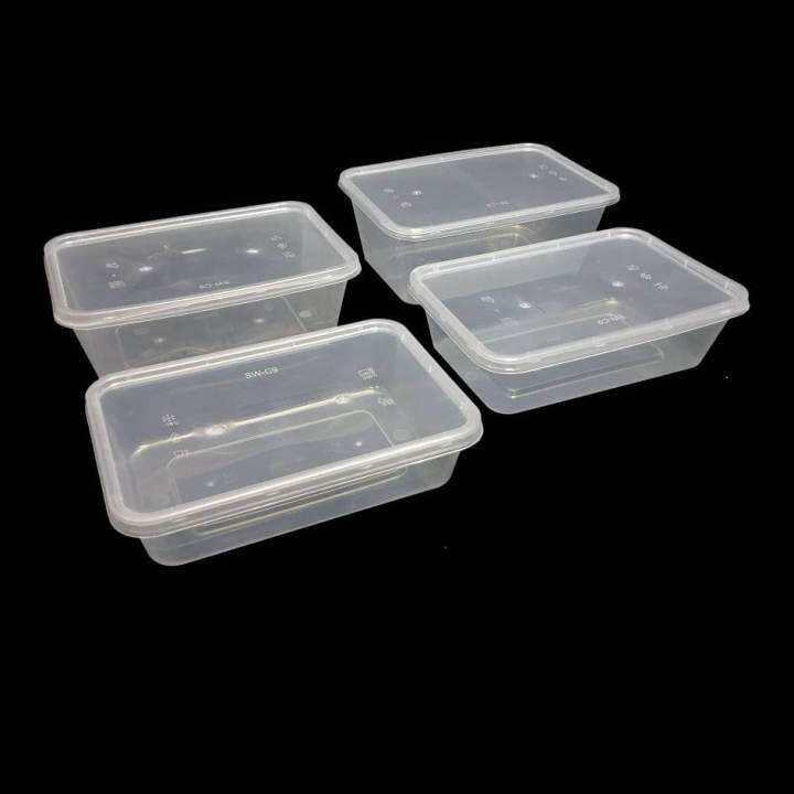 PP Rectangular Disposable Plastic Food Container (50pcs±) ShangWei ...