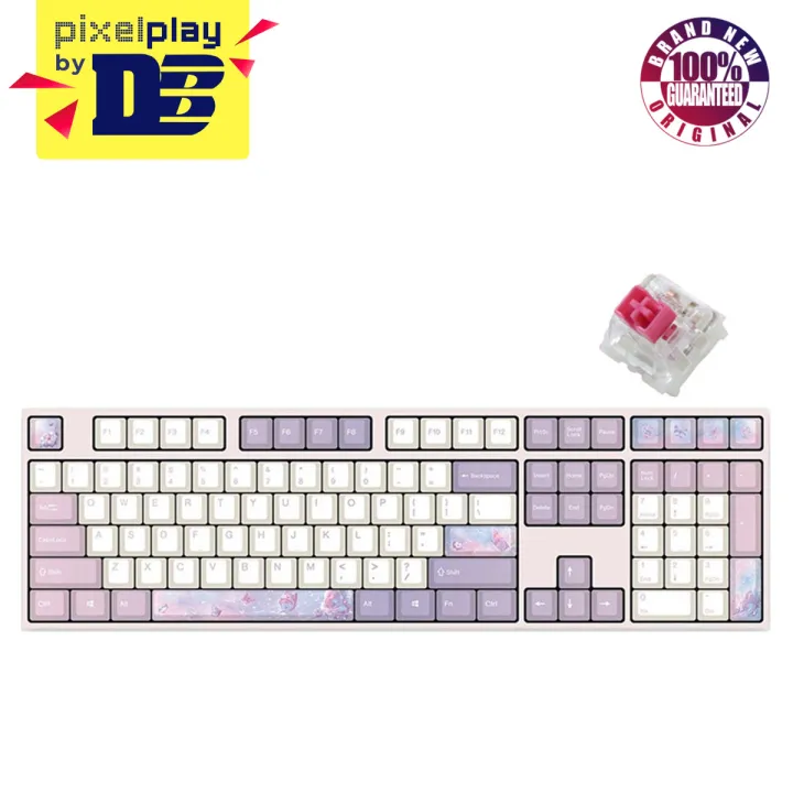 Varmilo VEM108 Dreams On Board Mechanical Keyboard (Varmilo EC Rose V2 ...