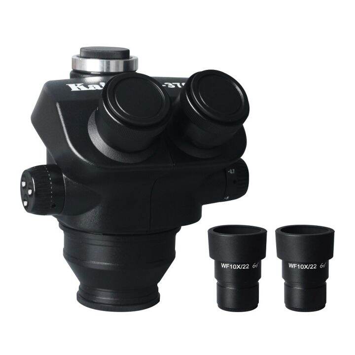 7X-50X Simul-Focal Trinocular Microscope Zoom Stereo Microscope Head 0 ...