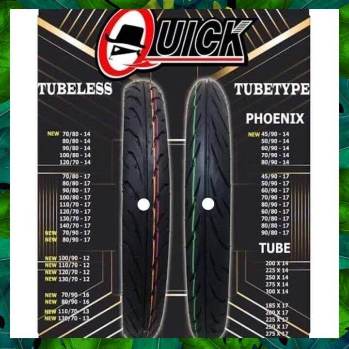 quick phoenix tire tubeless x 17 | Lazada PH