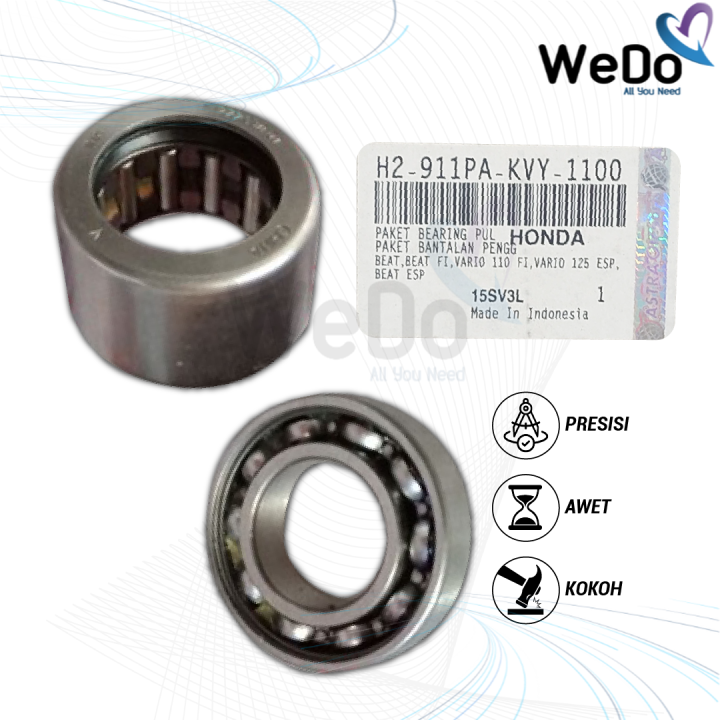 ASPIRA Bearing Puli Pulley Set Beat Fi Vario eSP PCX 150 CVT Laher Kit ...