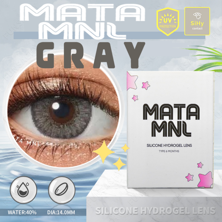 MATA MNL | Soft Contact Lens | gray | Doll Eyes &graded lens | Yearly ...